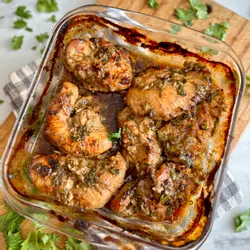 Pollo sazonado - Receta ComoQuiero